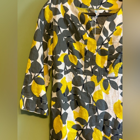 Boden | Dresses | Nwt 4l Boden Linen Lemon Dress | Poshmark